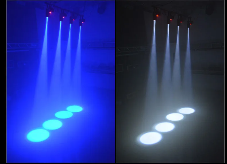 10W Mini LED Stage Pin Spot Light with RGBW & Dimmer - OEM Available