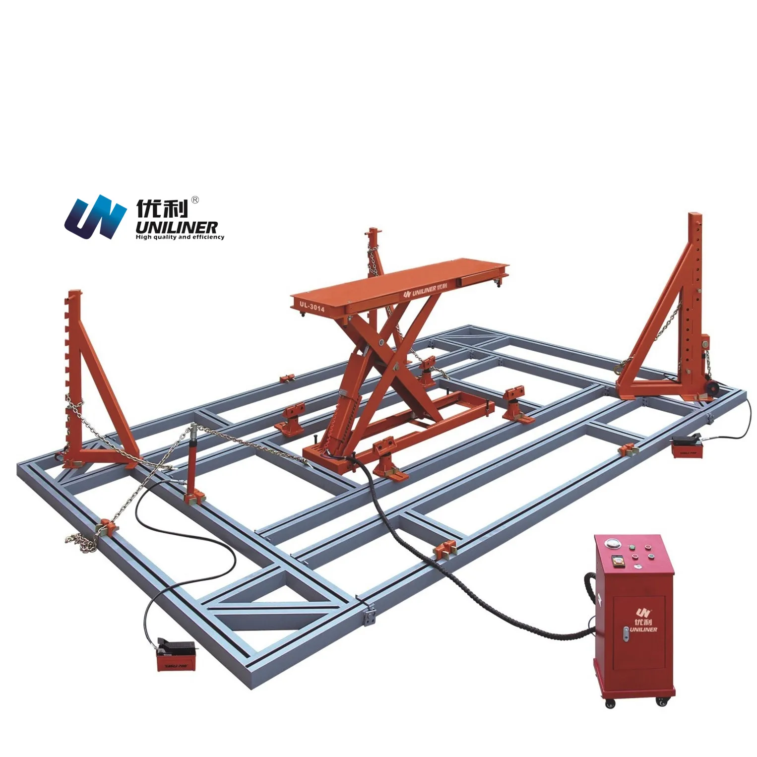 Car Scissor Lift Dual Ul-3014 Tools Frame Machine Shop Auto Body ...