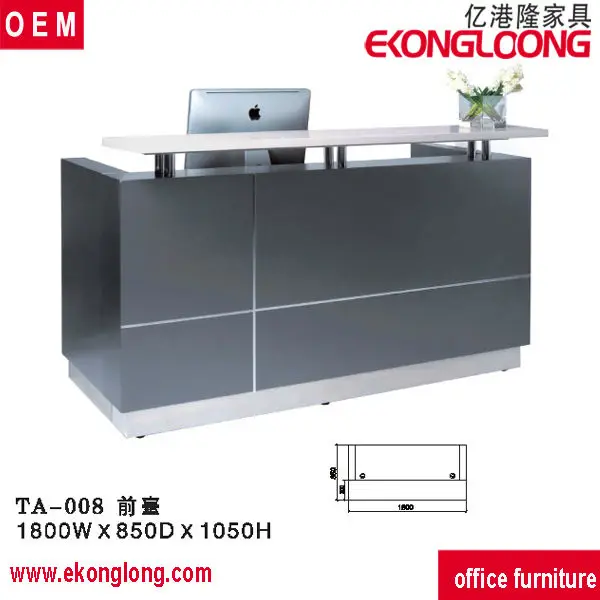 grey reception counter/reception desk| Alibaba.com