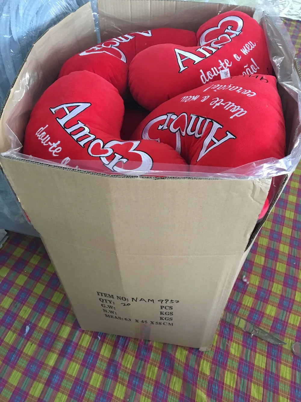 Customized New Teddy Bear Hug Football Team Logo Shape Pillow ...