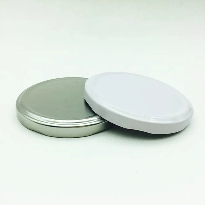 82mm black pop safety button metal twist off lug cap for canning jar ...