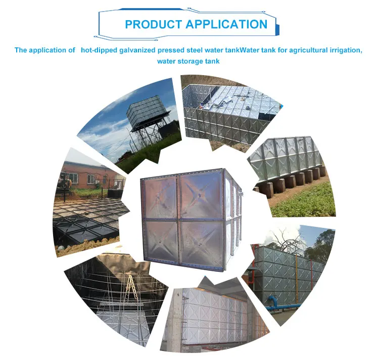Modular Sectional Elevated Steel Tower Water Reservoir