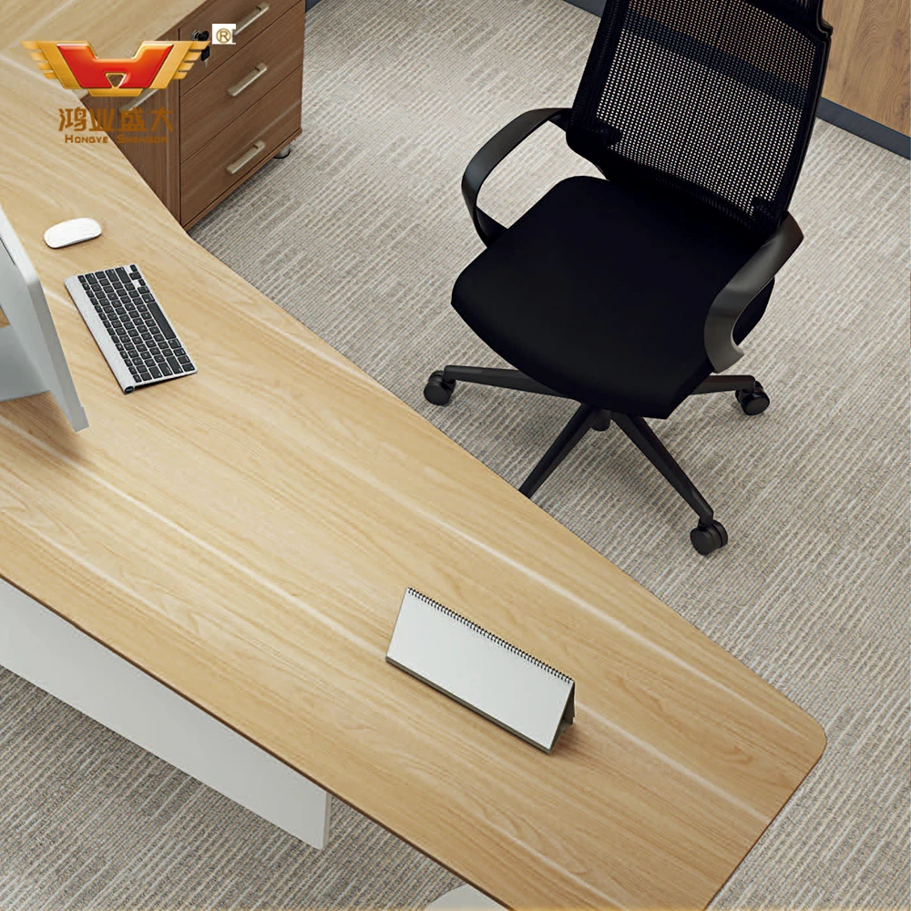 Executive Office Desk - Modern Curved Design for Professionals