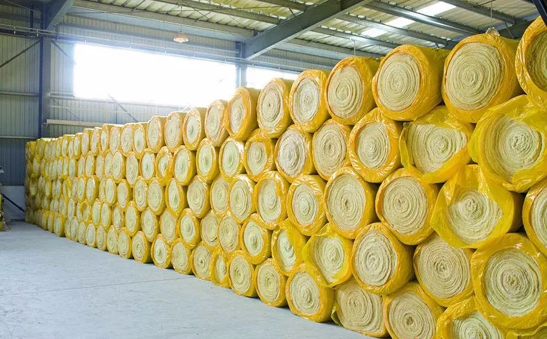 Foil Backed Faced Fiberglass Roll Duct Insulation Glass Wool With Fsk ...