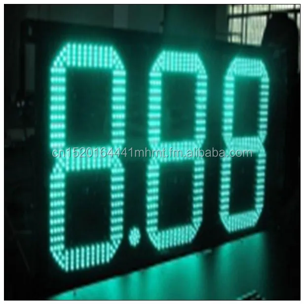 WEICHI outdoor programmable clock /time /date /temperature led sign ...