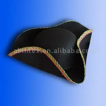 Artpro By Abintex Brand Pirate Captain Costume Hat (mx-092) Triangle ...