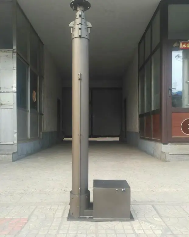 Square Tube Electrical Motor Driven Telescoping Mast