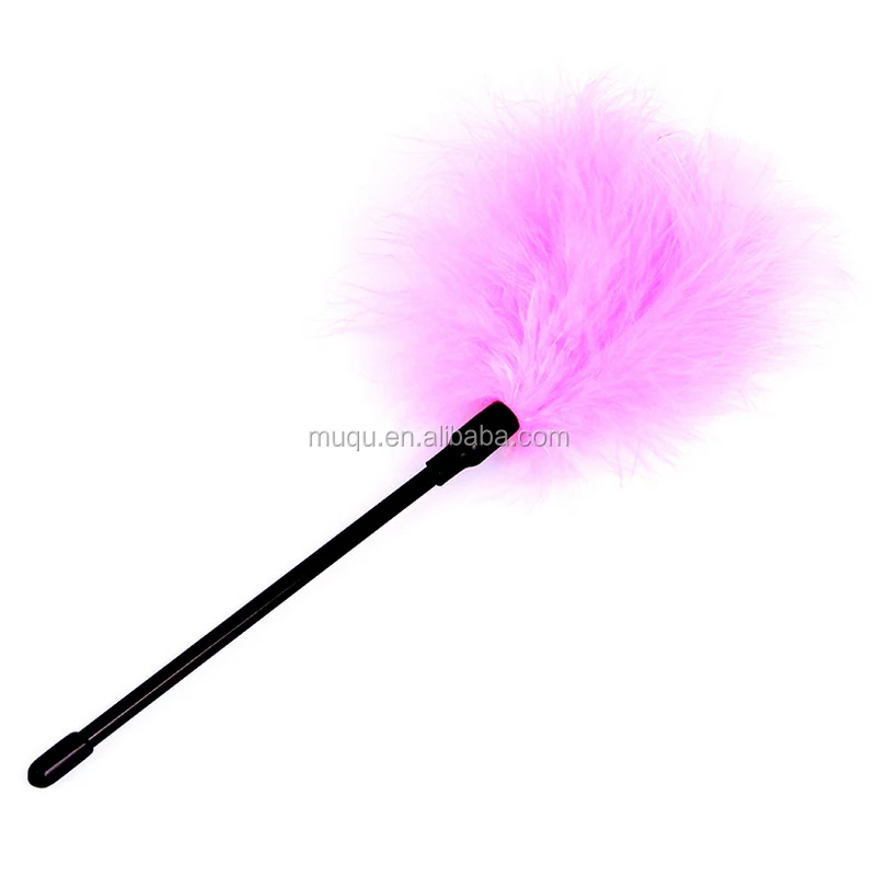 Flirt Feather Tickle Stick Bondage Slave Spank Flogger Clit With Tickler Stimulator Sm Sex