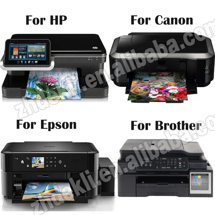 4 Color 100ml/bottle Edible Ink for Canon Printer Cartridge