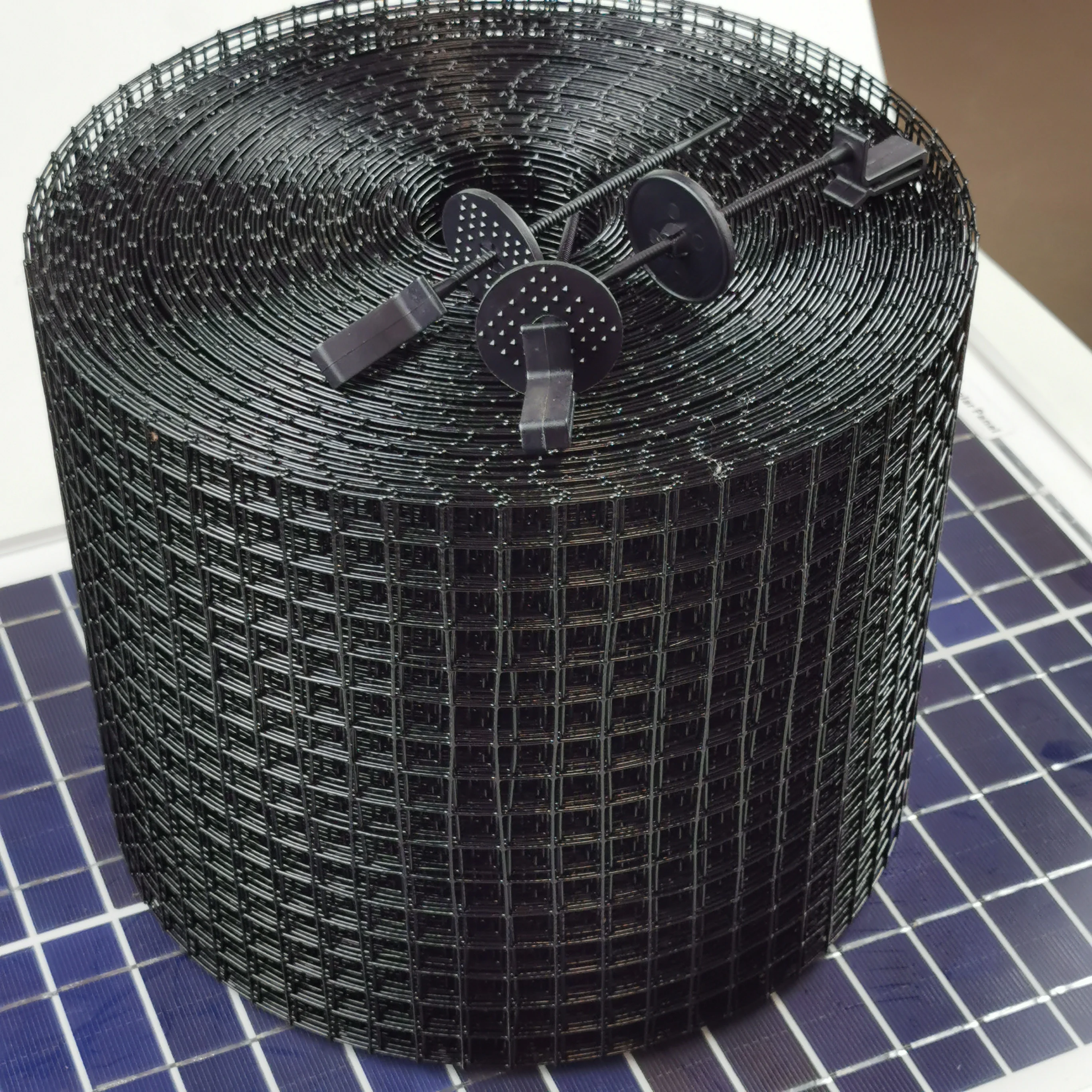Pvc Coated Wire Solar Adjustable Mesh 6 Inch Guard Solar Panel Mesh For ...