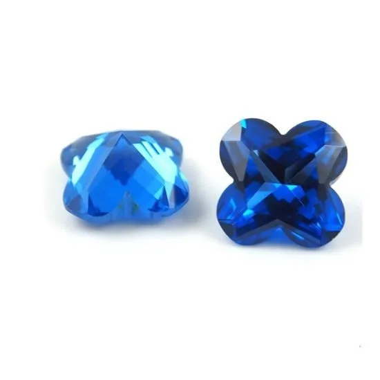 Natural Shell Agate Stone Malachite Clover Jewelry Making