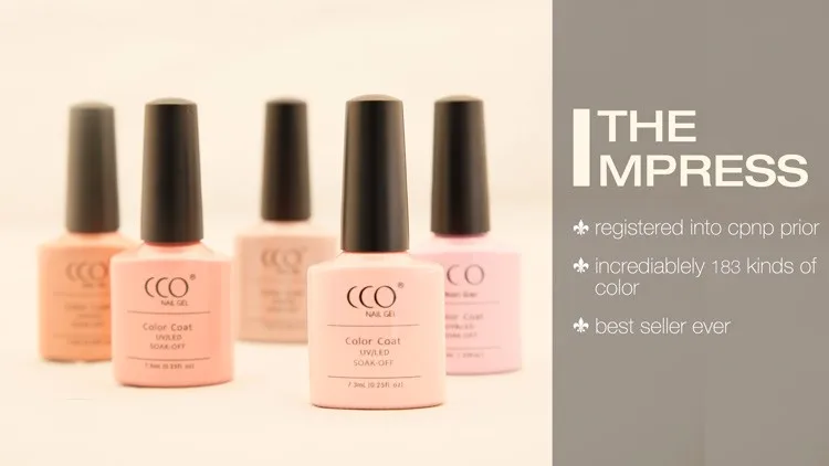 CCO Free Sample Color UV Gel Nail Polish 2024 Set