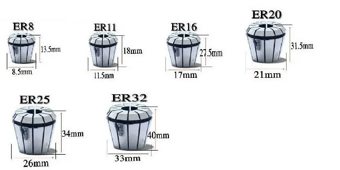 23pcs Precision Metric ER-40 Collet Set, 4-26mm| Alibaba.com