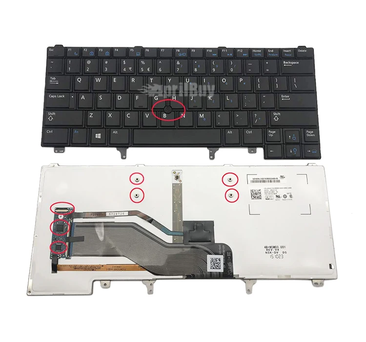 New Laptop Backlit Keyboard Layout for Dell Latitude E6320 E6330 E6420 ...
