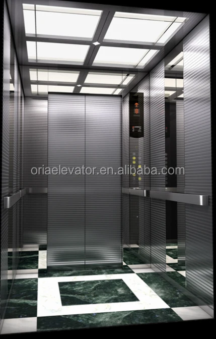 Oria Modern Design Machine Room-less Passenger Elevator Stainless Steel ...