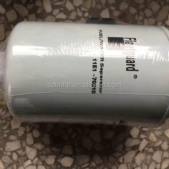 Filtro de combustible 11E1-70210 para excavadora de ruedas R140W-7 ...