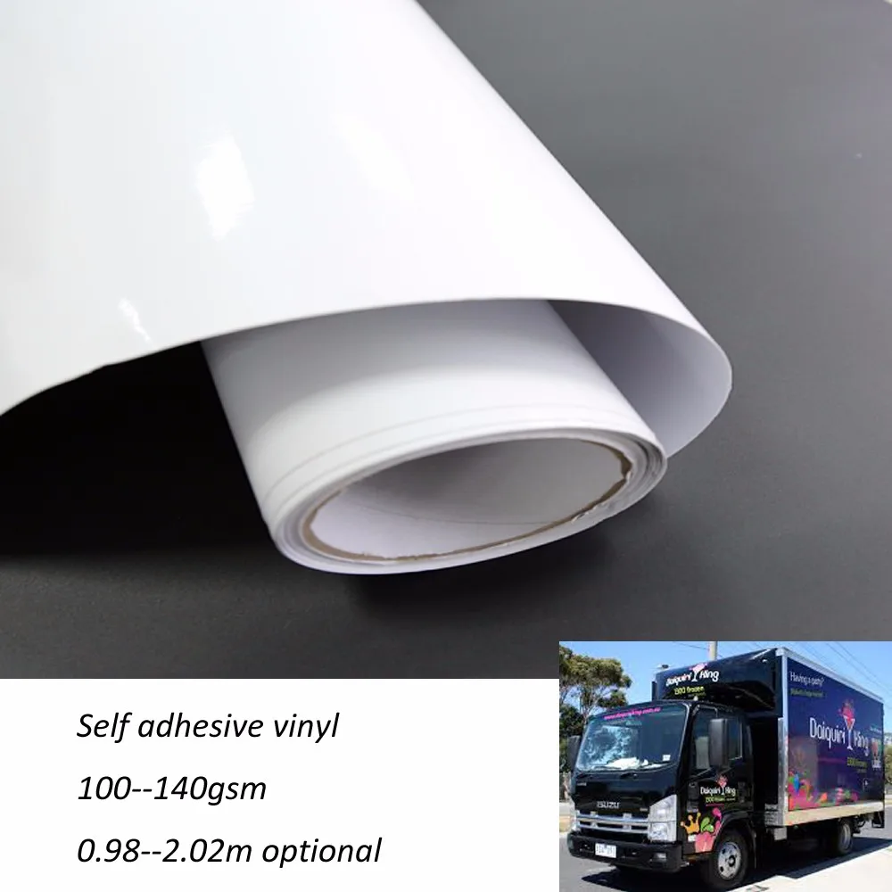 Wholesale Vinyl Sticker Material Glossy Matte Vinyl White Pvc Printing ...