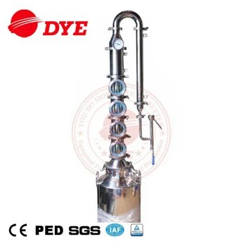 50L 100L alcohol distillery equipment home column distiller mini ...