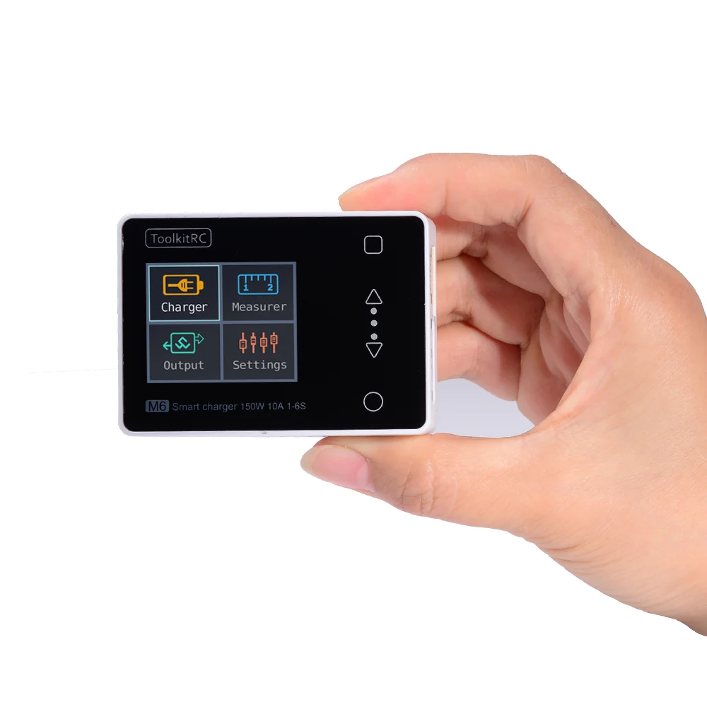 Toolkitrc M6 150w 10a 1-6s Color Screen Multi-function Micro Pocket Smart Battery Charger And ...