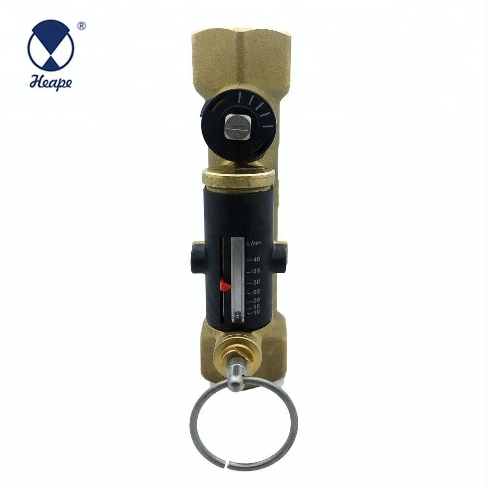 HEAPE Water Balance Valve with Flow Meter - Manual Operation