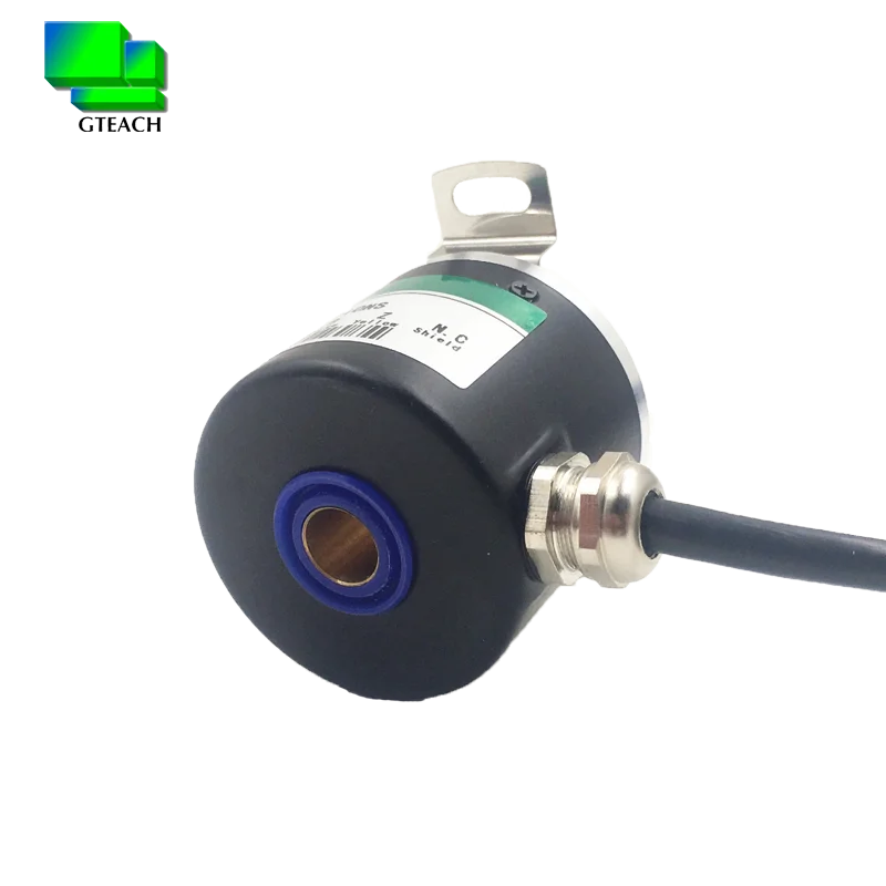 Through hollow shaft rotary encoder bore size 8mm empty encoder dia ...