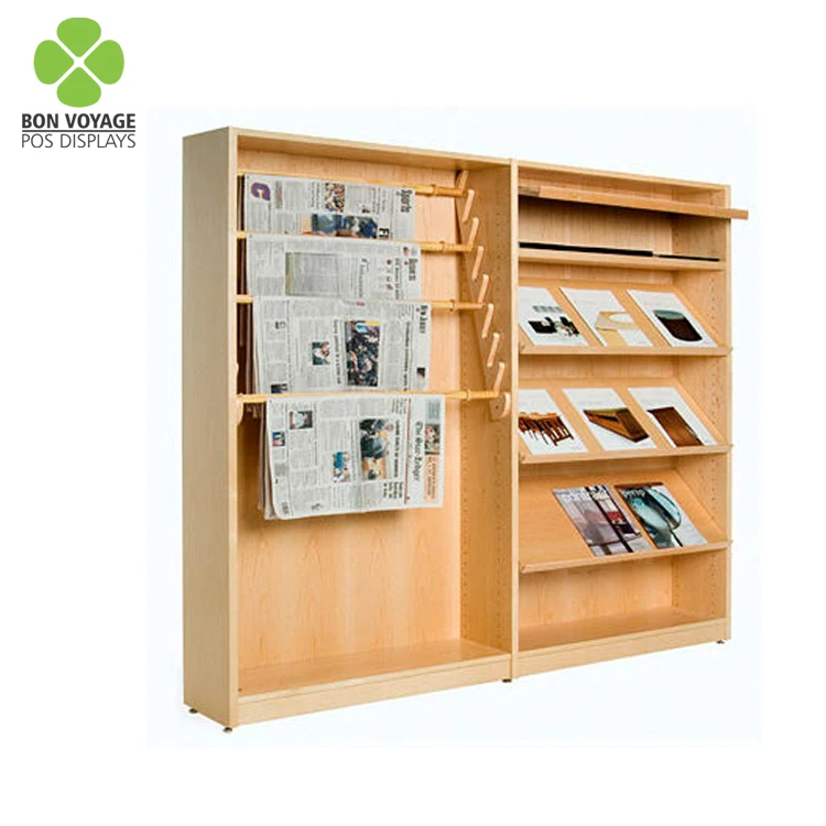 Customizable Wooden Display Racks for Comic Books & Magazines