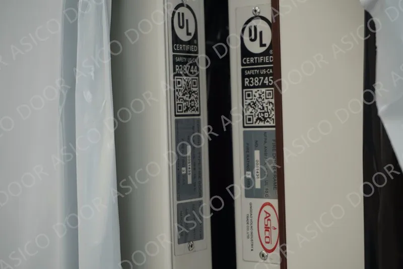 Wh Intertek UL Listed Steel Fire Door 180minutes Fire Rating QCD Approved