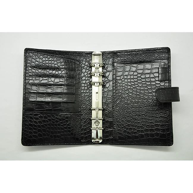 Executive Folder - B5 A5 Size File with Croco Grain PU Leather