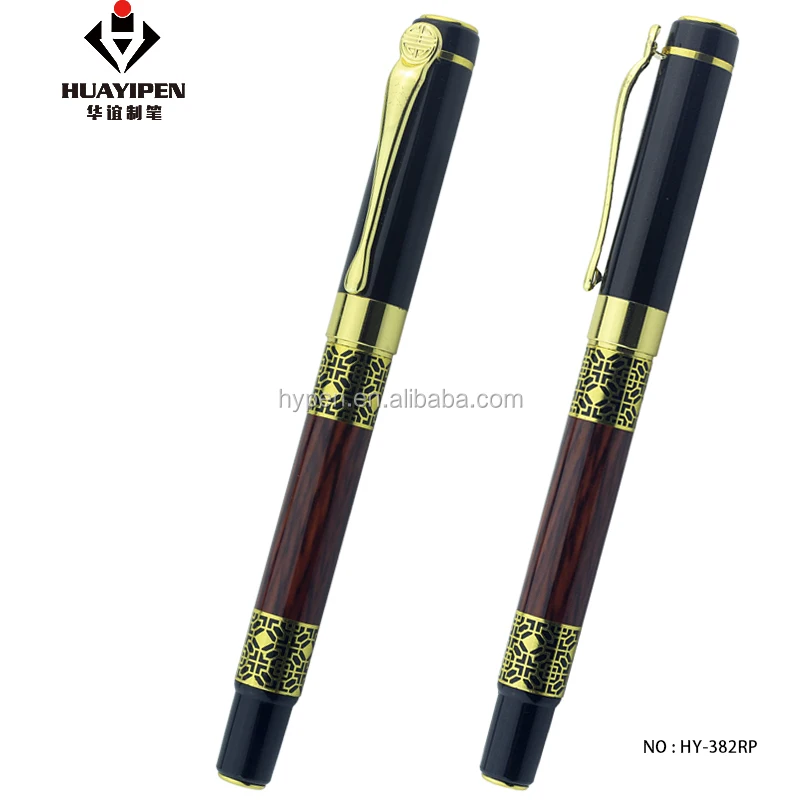 Luxury Roller Ball Pen Gold Custom Pen Logo for Vip Business Gift ...