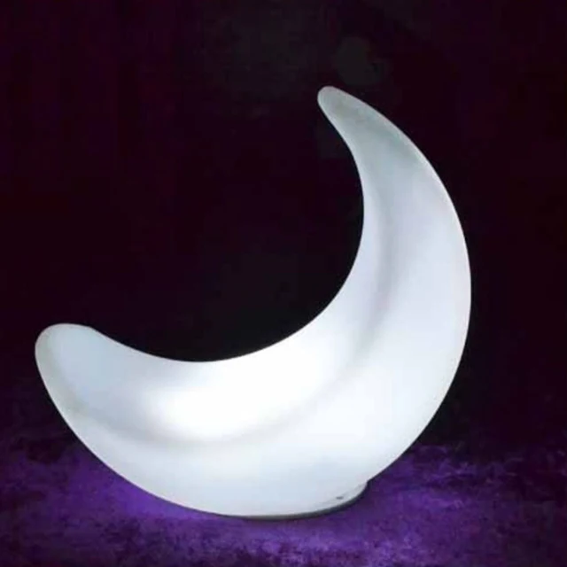 Changing Color Wireless Touch Sensitive Led Crescent Moon Light Table ...