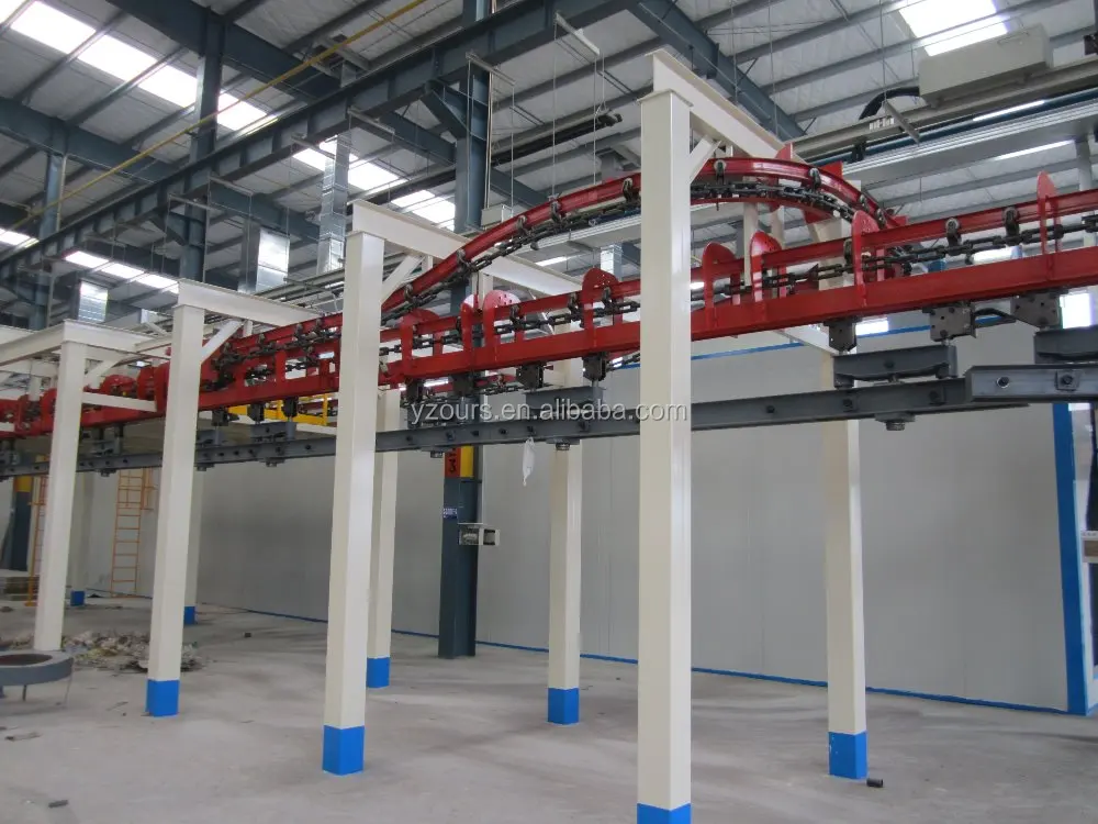 Overhead Conveying System Hanging Chain Conveyor For Coating Production ...