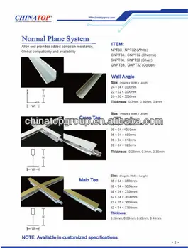 Metal Runner Wall Angle T Grid T Bar Ceiling T - Buy Metal Ceiling ...
