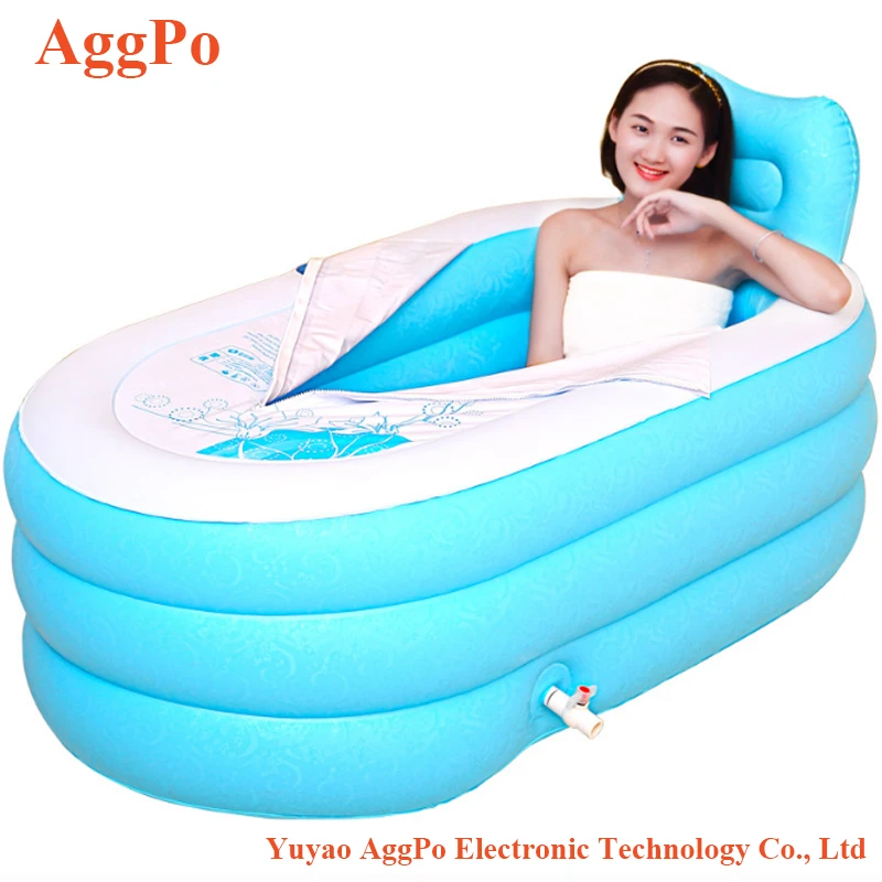Inflatable Bath Tub PVC Portable SPA Environmental Bathtub Bathroom SPA ...