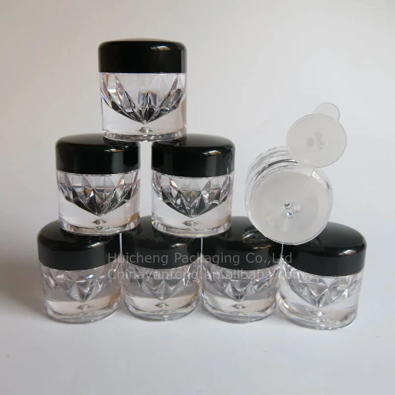 Small 3g Loose Powder Plastic Jar with Sifter for Wholesale| Alibaba.com