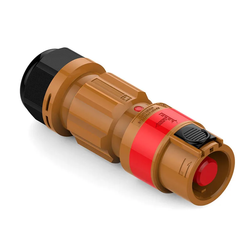 400A powerlock line source female plug for stage distribution box using ...