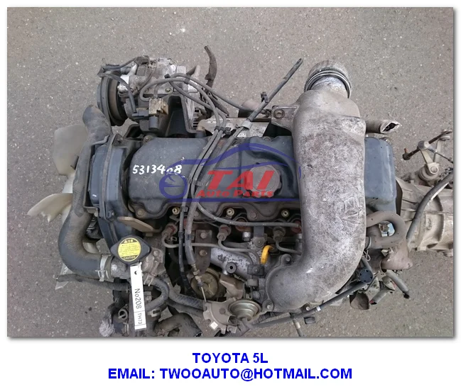 Japanese Original Used Diesel Engine 5L 3.0L for Toyota Hilux