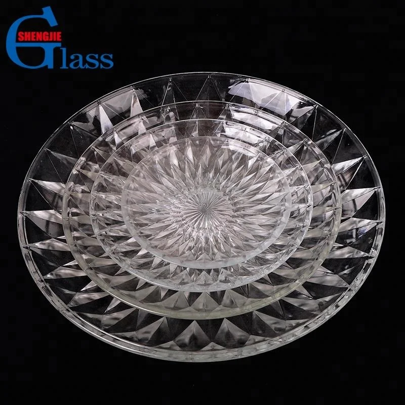 2'' Thick Wholesale Lucid Candy Plates Glass Kitchenware Set - Buy ...