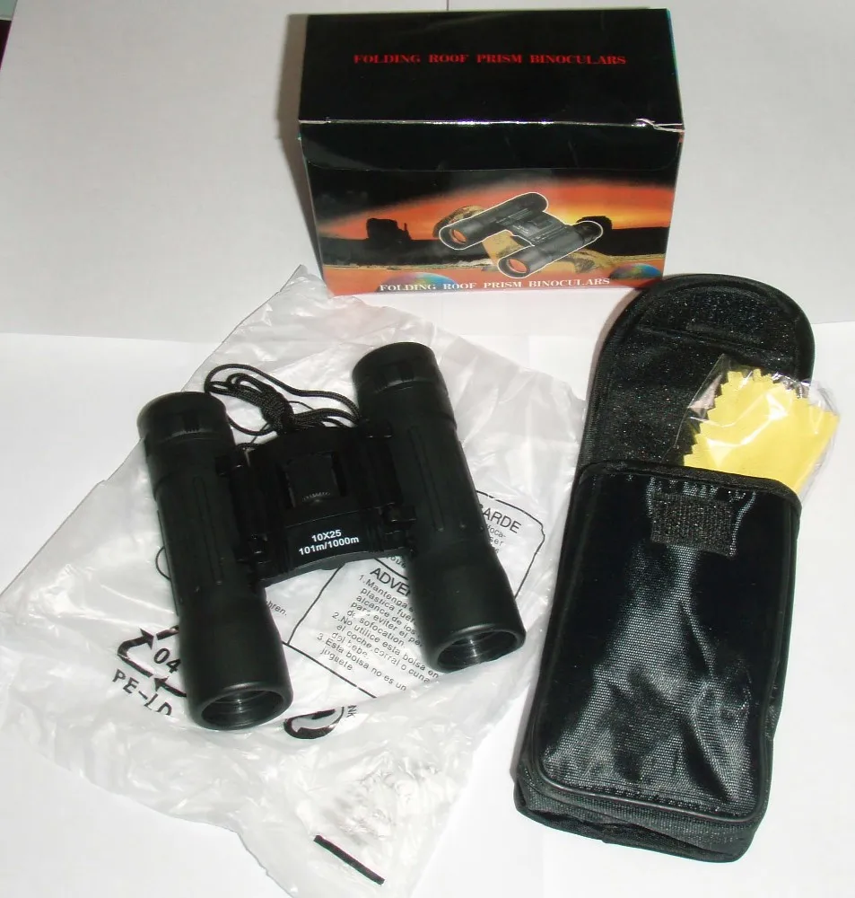 10x25 Optical Lens Binoculars 10x Magnification Optic Binoculars China ...