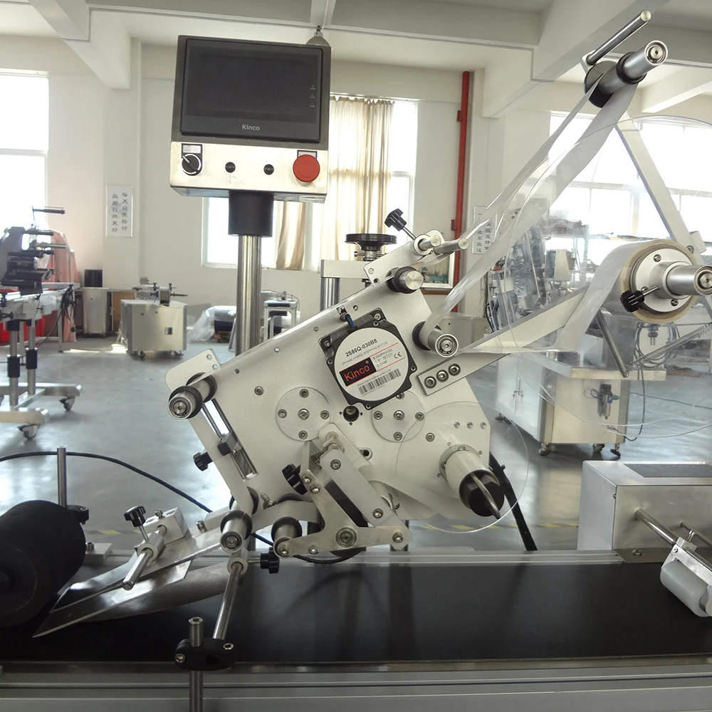 Automatic Zip Pouch Paging Labeling Machine For Kraft Paper Bag Labeler ...