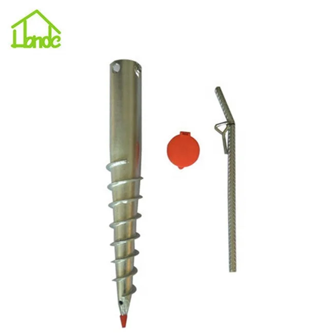 550mm Ground Screw - No Dig Ground Anchor for Post & Pole