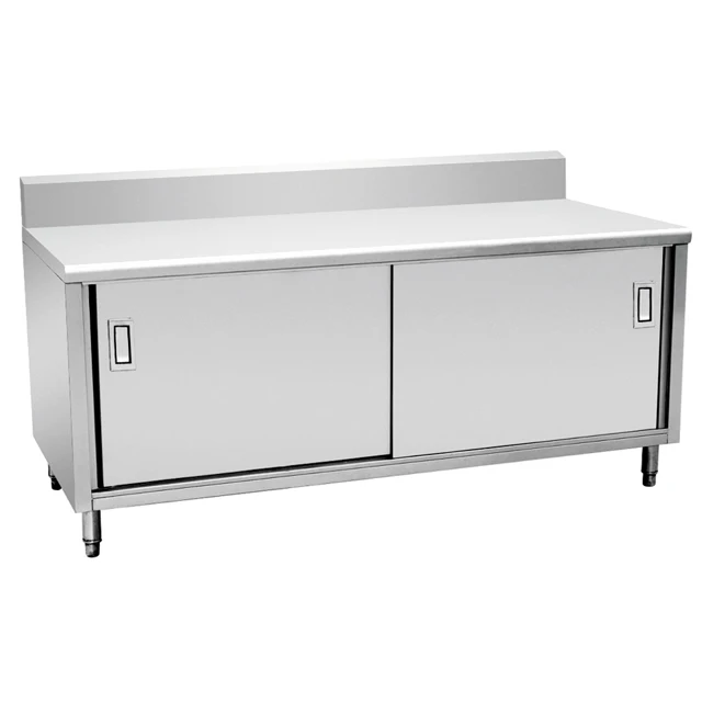 Modern Stainless Steel Kitchen Cabinets for Restaurants | Durable Steel ...