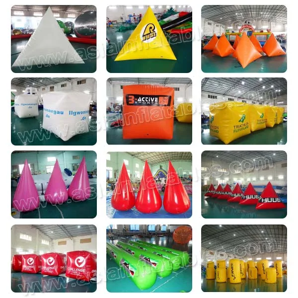 Inflatable Floating Marker Triangle Buoys - Durable & Versatile