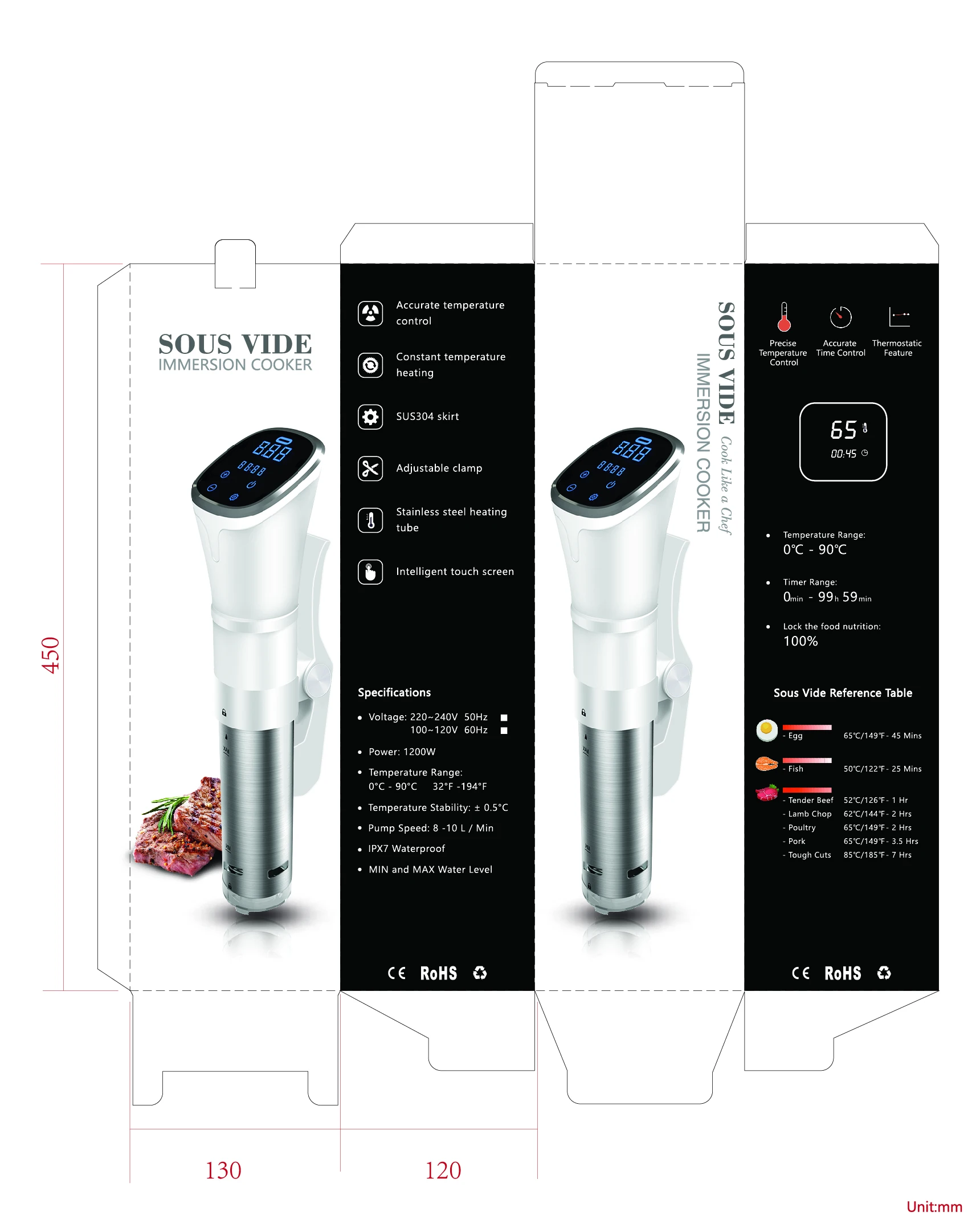 Sous Vide Machine Digital Slow Cooker With Digital Display Immersion ...