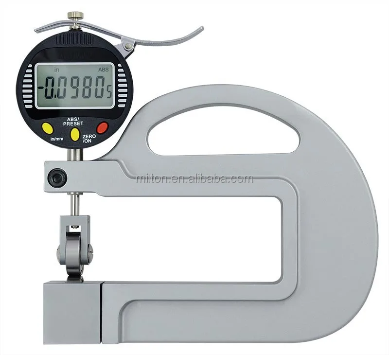 High Quality Digital micron Thickness Gauge With Roller Insert ...
