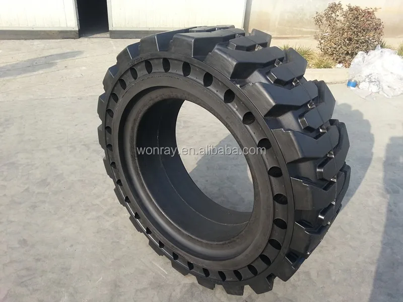 Wholesale Skidsteer Tires with Rims Loader Solid Tyres 12-16.5 for Case ...