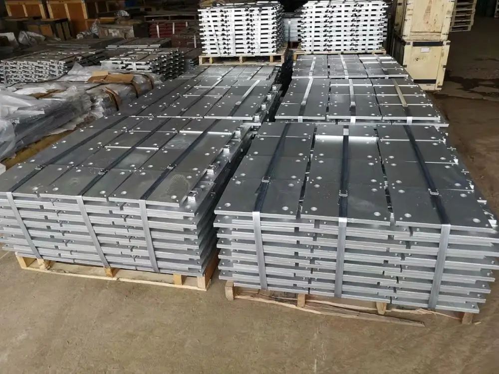 Q355B Q235B Steel Sole Plates for Crane Rail Installation