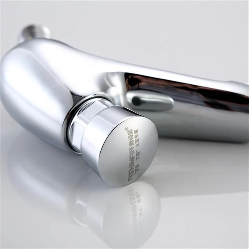 Brass Self Closing Time Delay Push Button Basin Faucet - Buy Time Delay ...