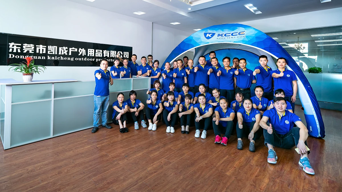 Kcce Qatar Canvas Tent Inflatable Camping Tent Outdoor Waterproof ...