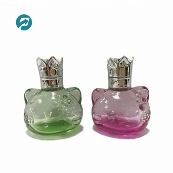 50ml Cat Shape Empty Glass Perfume Bottle With Uv Plastic Cap - Buy Cat ...