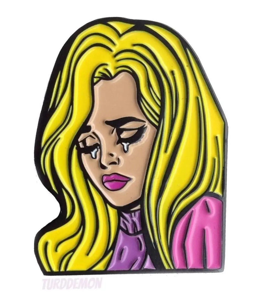 Blonde Girl Crying Clip Art